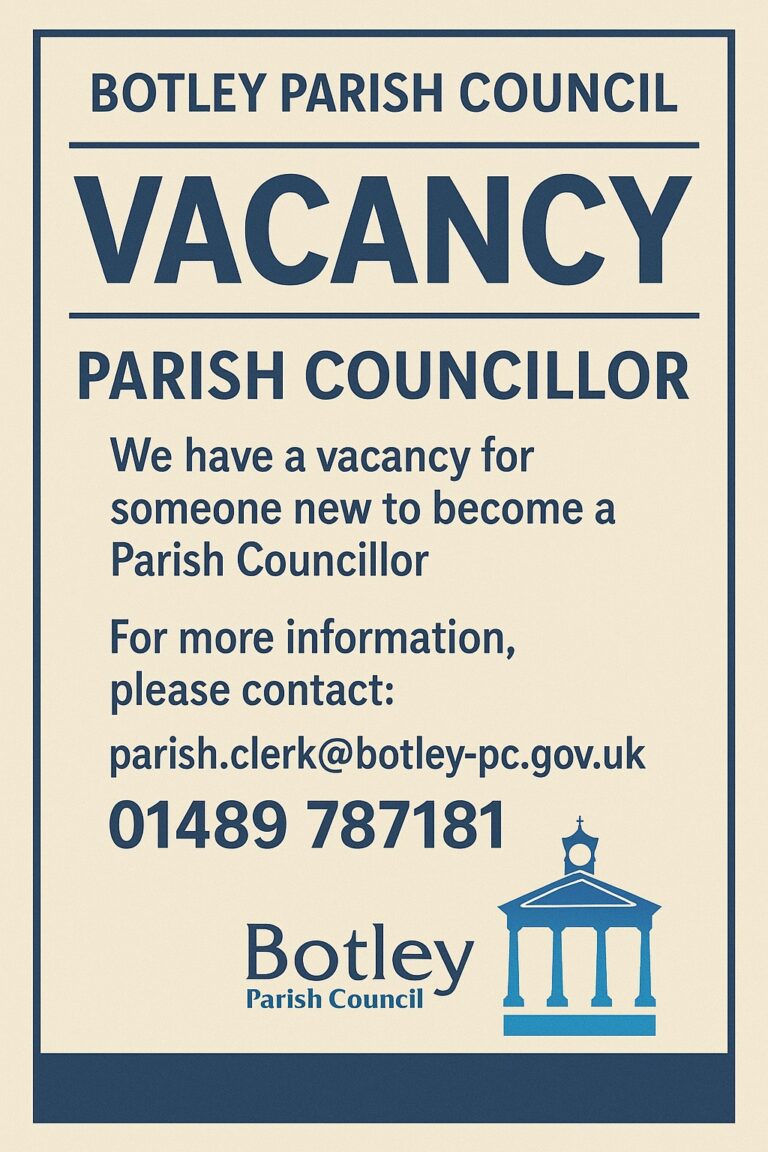 Being a Parish Councillor by Cllr Chris Cooper – Chair of Botley Parish ...